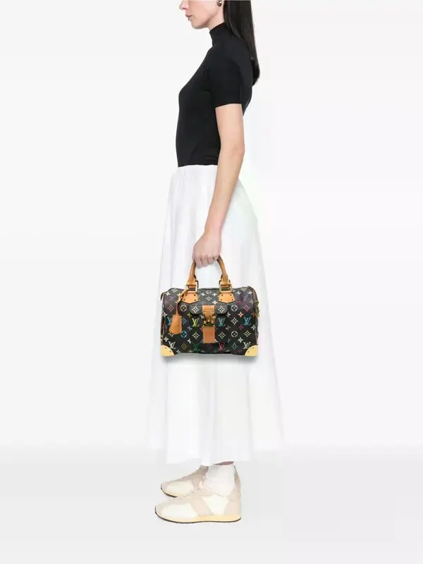 LOUIS VUITTON Monogram Multicolore Speedy 30 Boston Bag