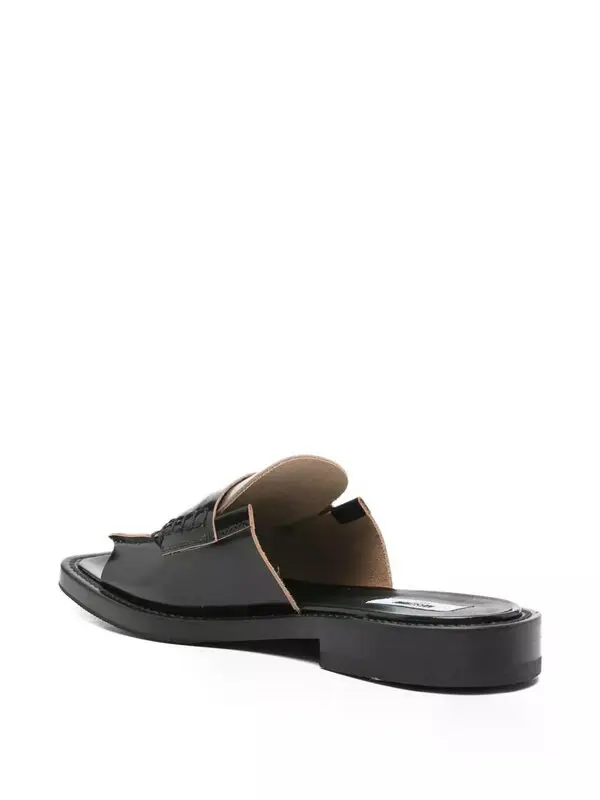 Moschino Square-toe Flat Sandals