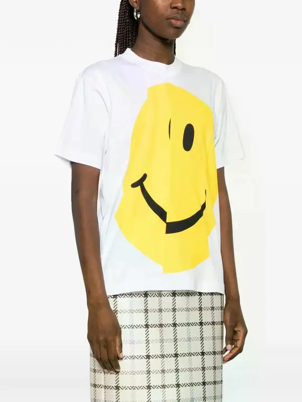 Moschino Graphic Print Cotton T-shirt - White
