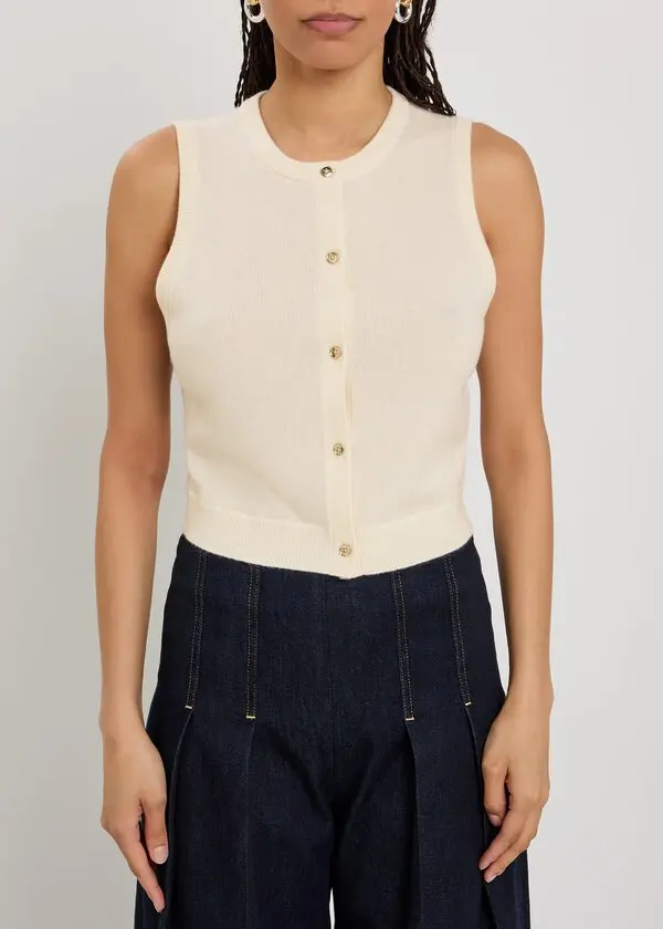 Alice + Olivia Loly Cashmere-blend Vest