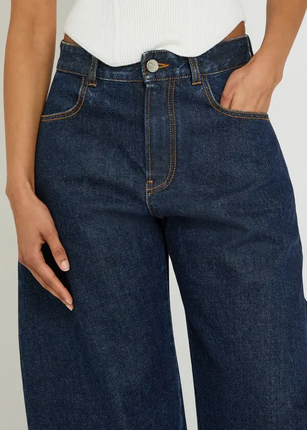 Alaïa Barrel-leg Jeans