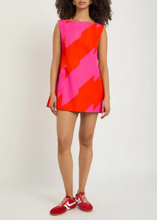 Dries Van Noten Dabel Printed Cotton-blend Mini Dress