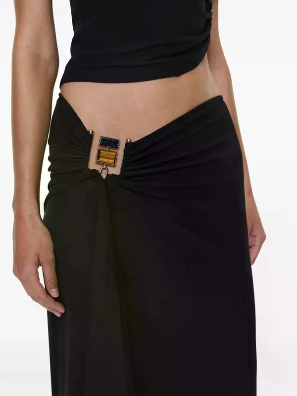 Christopher Esber Bezel Cascade Quartz Long Skirt