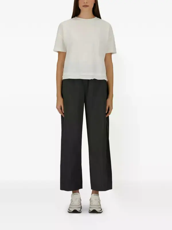 Herno Elasticated-waist Cropped Trousers