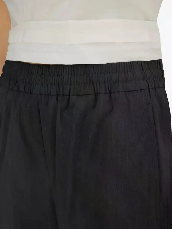 Herno Elasticated-waist Cropped Trousers