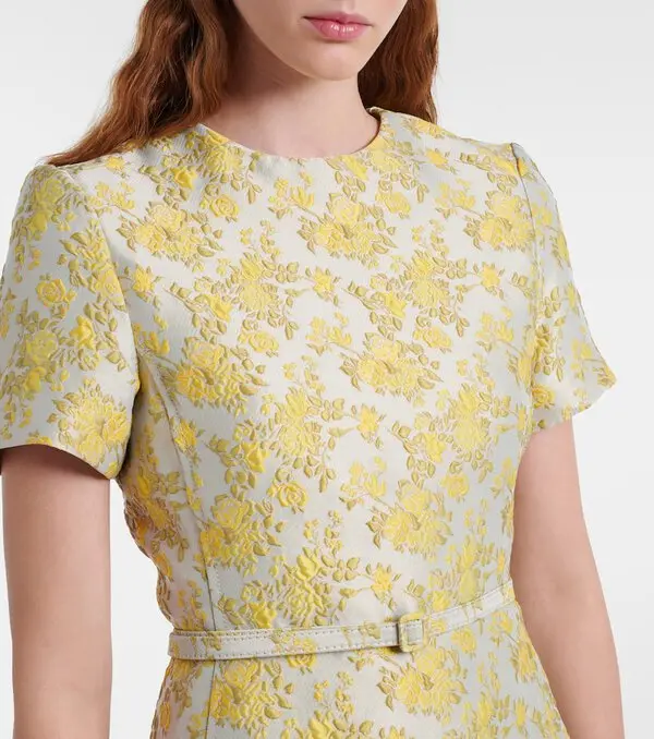 Simkhai Caraline Floral Jacquard Gown