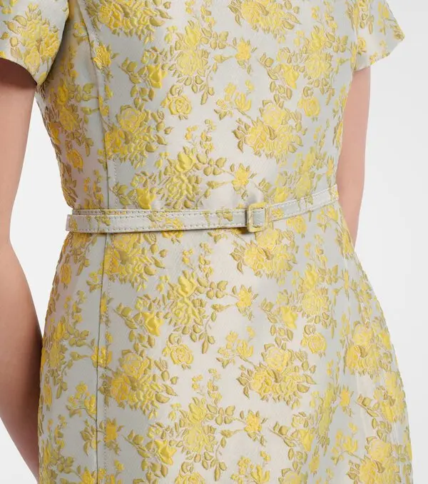 Simkhai Caraline Floral Jacquard Gown