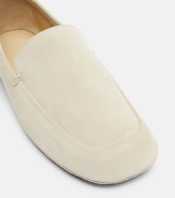LEMAIRE Suede Slip-on Shoes - Beige