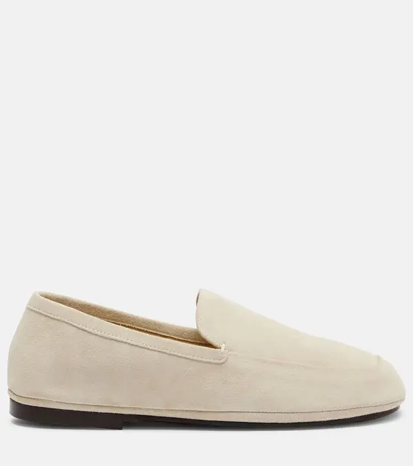 LEMAIRE Suede Slip-on Shoes - Beige