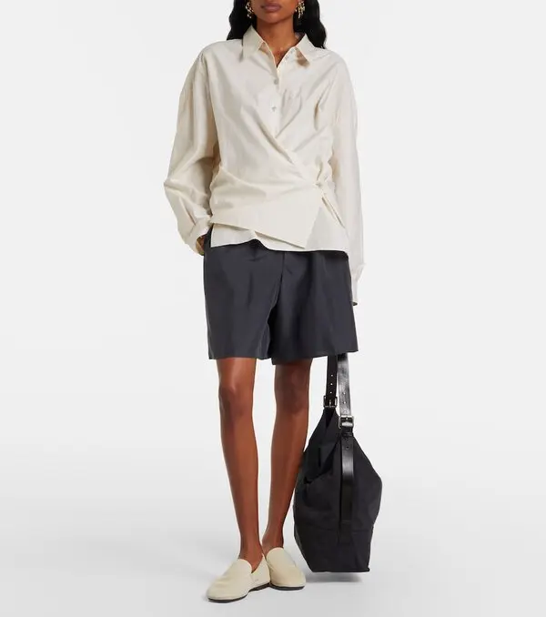 LEMAIRE Suede Slip-on Shoes - Beige