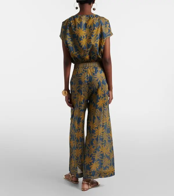 ERES Itinerant Cotton Voile Wide-leg Pants