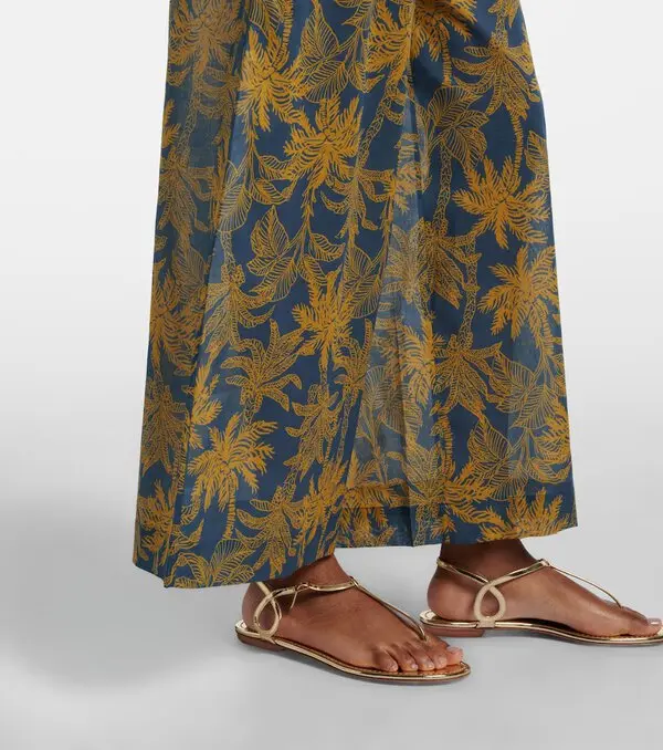ERES Itinerant Cotton Voile Wide-leg Pants