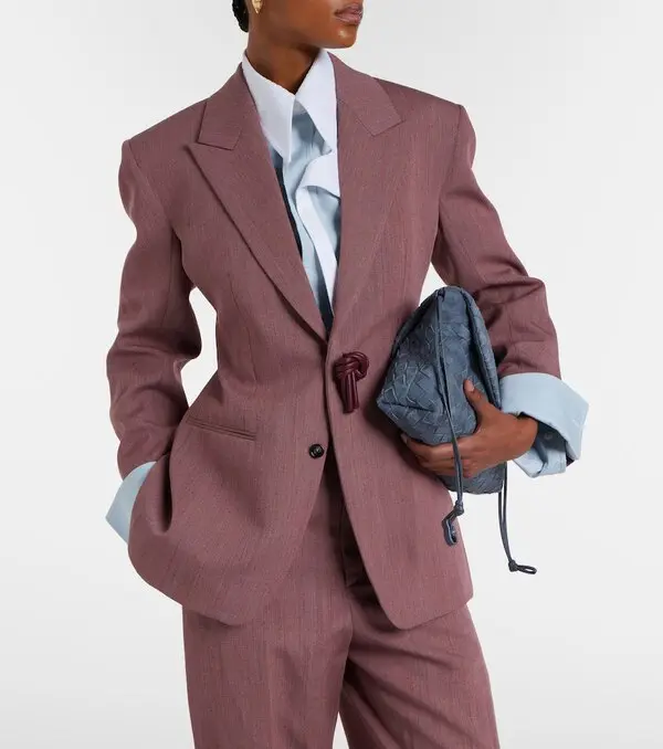 Bottega Veneta Cotton Oxford Shirt - Blue