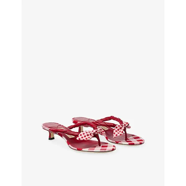 JIMMY CHOO Liss 35 Leather Heeled Sandals
