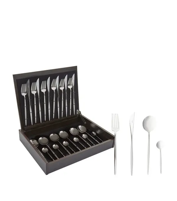 CUTIPOL Moon 24-piece Cutlery Set - Silver