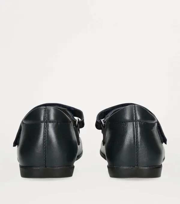 PAPOUELLI Leather Mary Jane Shoes