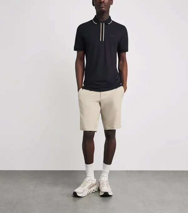 BOSS Slim-fit Tailored Shorts With Drawstring Waist