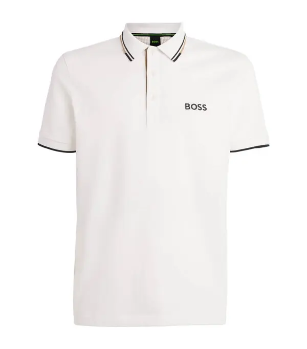 BOSS Cotton-blend Paddy Polo Shirt - Beige