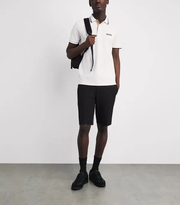 BOSS Cotton-blend Paddy Polo Shirt - Beige