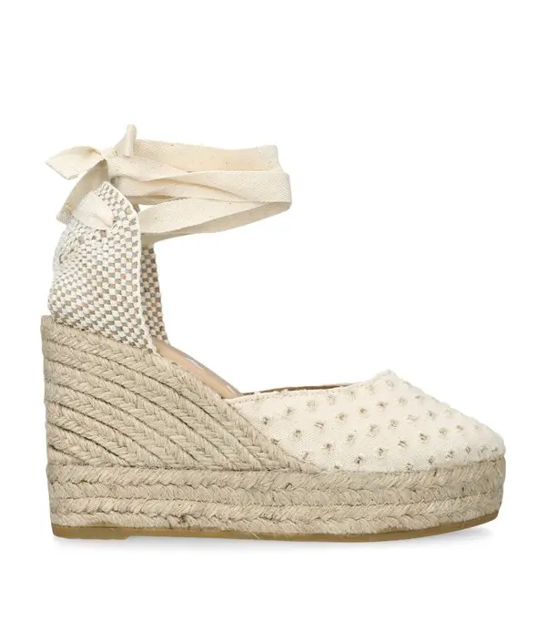 Manebí La Havana Wedge Espadrilles - Ivory