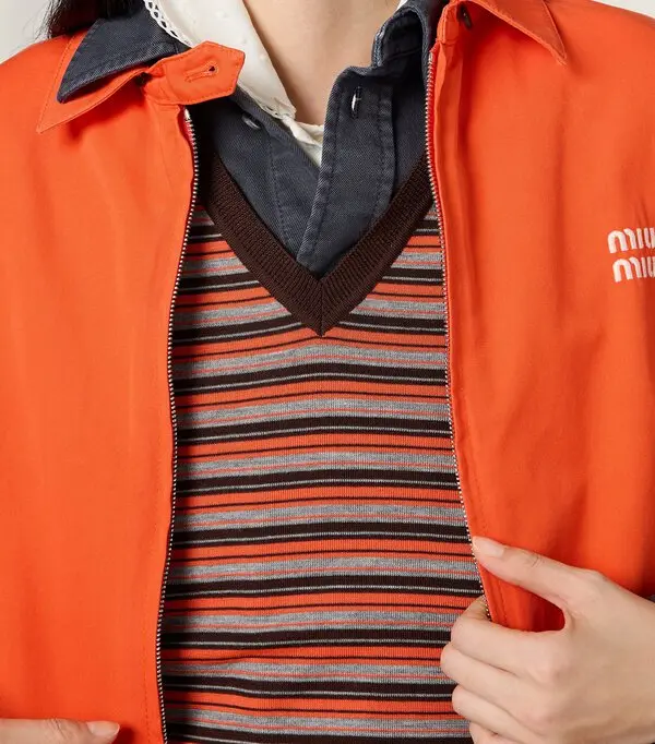 Miu Miu Wool Stripe Sweater Vest