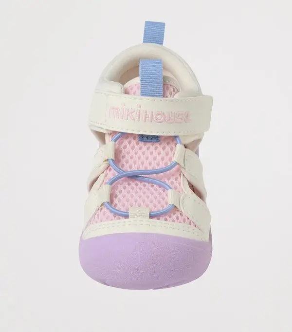 MIKI HOUSE Mesh Panel Velcro Sandals