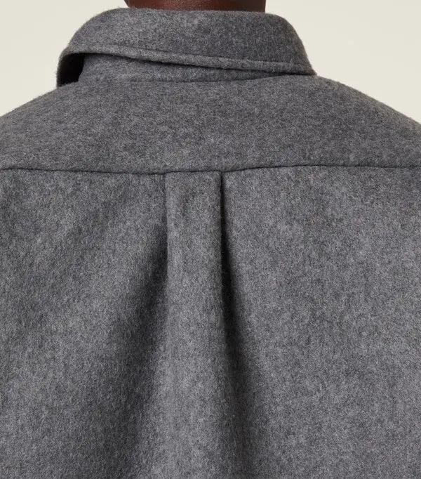 Miu Miu Fleece Logo Shirt