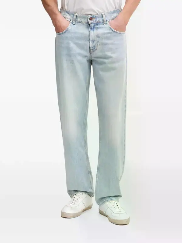Guess Damon Label-patch Jeans - Blue