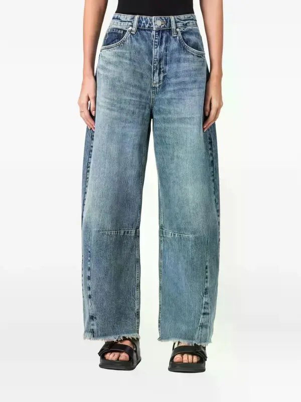 ALLSAINTS Payton Barrel-leg Jeans - Blue