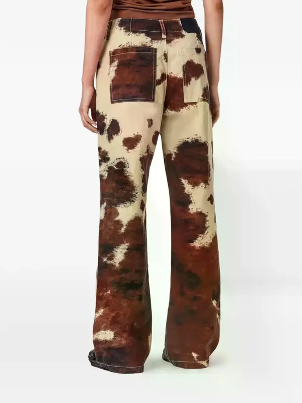 ALLSAINTS Taya Cow Print Jeans