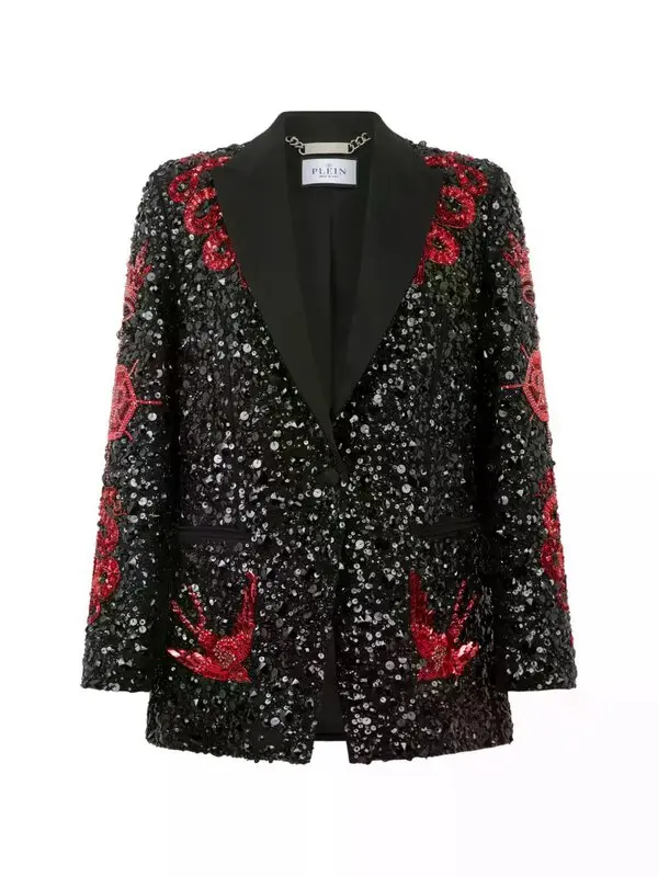Philipp Plein Sequin Embellished Blazer