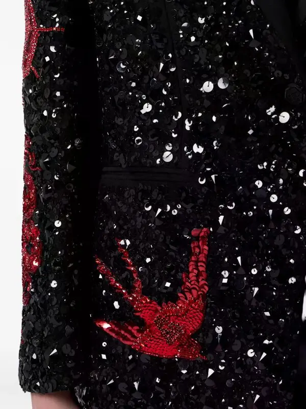 Philipp Plein Sequin Embellished Blazer