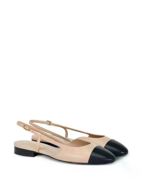 POTAMY Two-tone Slingback Ballet Flats