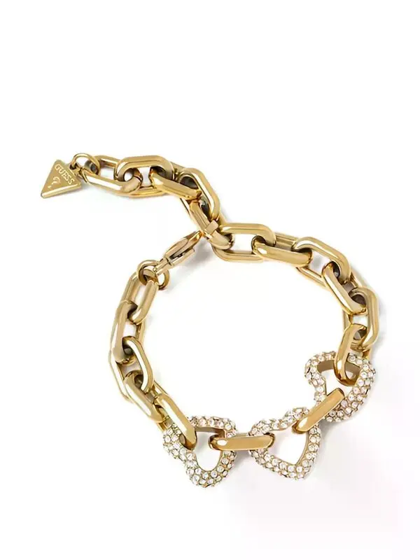 Guess Heart Chain Bracelet - Gold