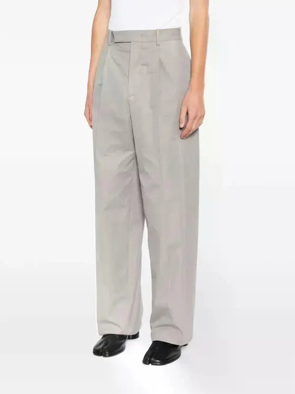 JIL SANDER Drill Trousers - Grey
