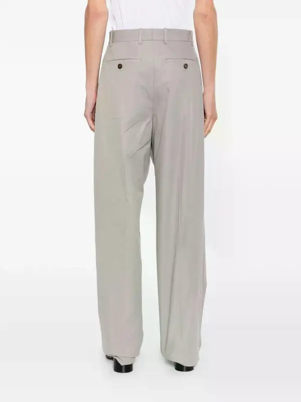 JIL SANDER Drill Trousers - Grey