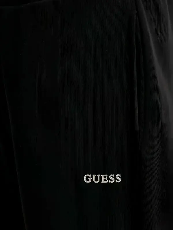 Guess Logo Track Pants - Black