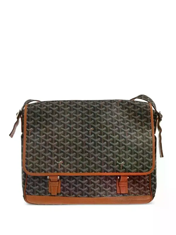 Goyard 2013 Gm Grand Bleu Patterned Shoulder Bag - Black