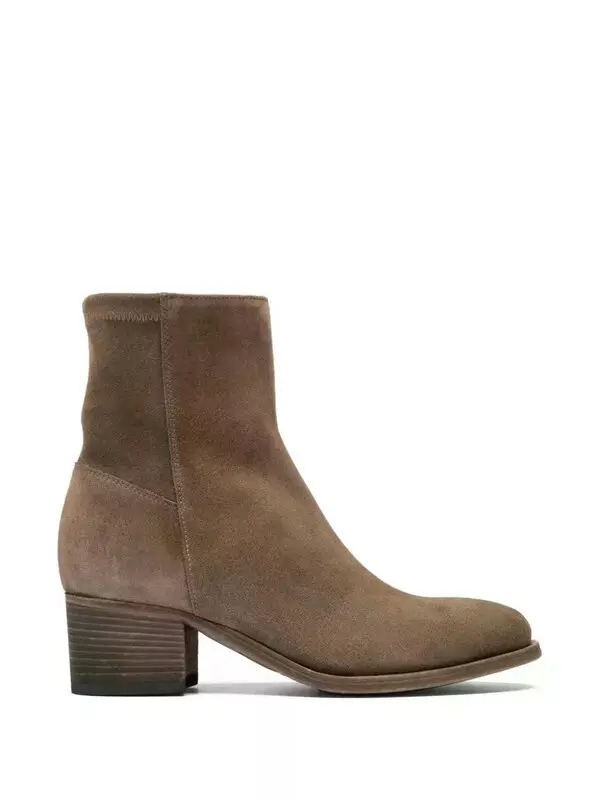 Officine Creative Denner 127 Zip Buffalo Leather Ankle Boots