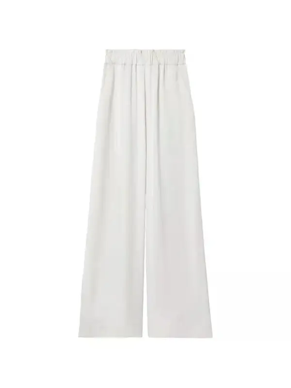 Claudie Pierlot Wide Leg Elasticated Waist Trousers - Neutrals