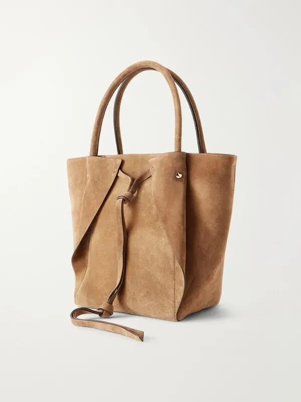 Gabriela Hearst Marija Small Suede Tote - Brown
