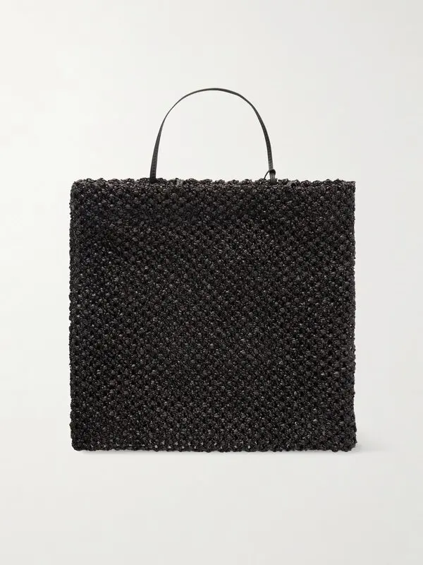 THE ROW Barn Mini Raffia Tote