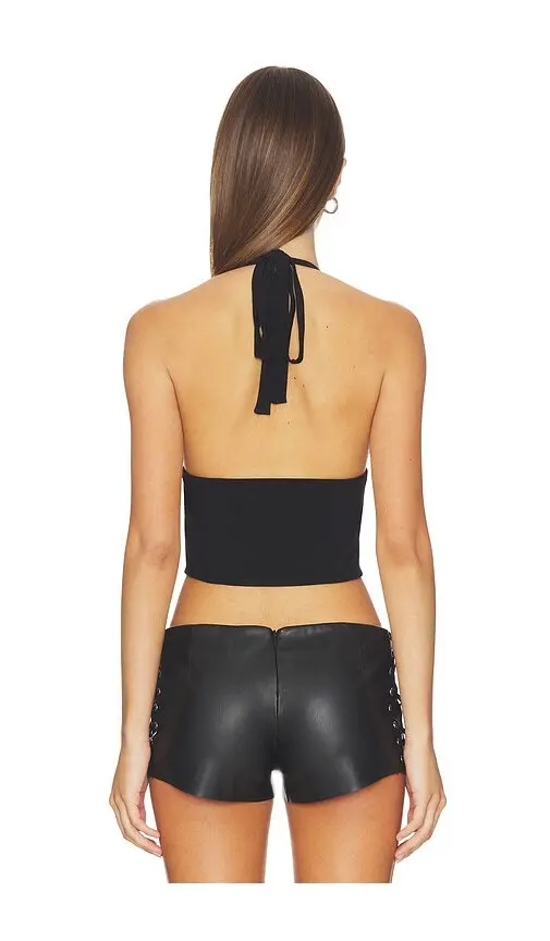 BELLA VENICE The Coco Halter Top - Black