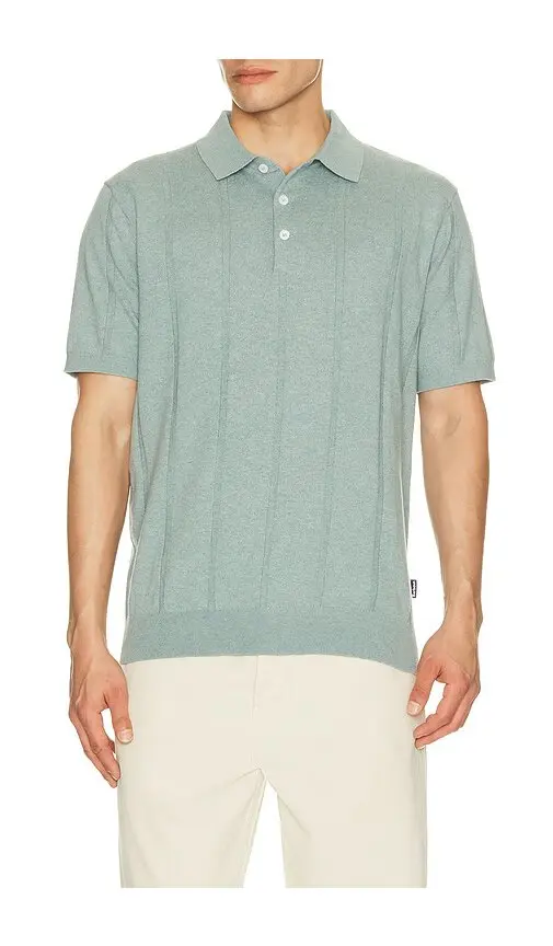 Barbour Wellburn Knitted Polo In . Also - Blue