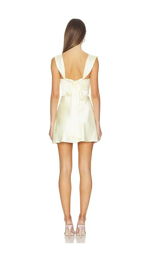 NOOKIE Dream Mini Dress - Lemon