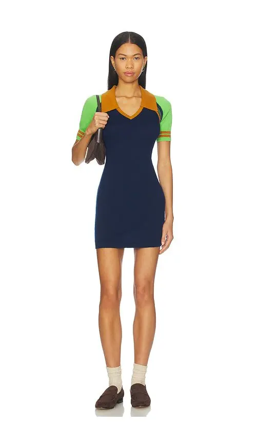 Guest In Residence Ace Polo Dress - Navy