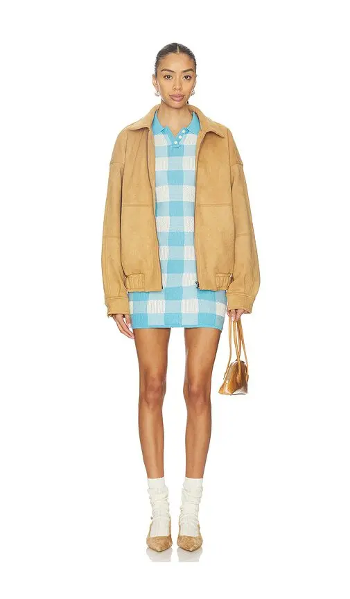 Guest In Residence Gingham Polo Dress