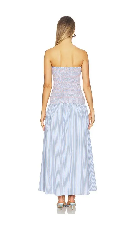 Line & Dot Eleni Strapless Maxi Dress