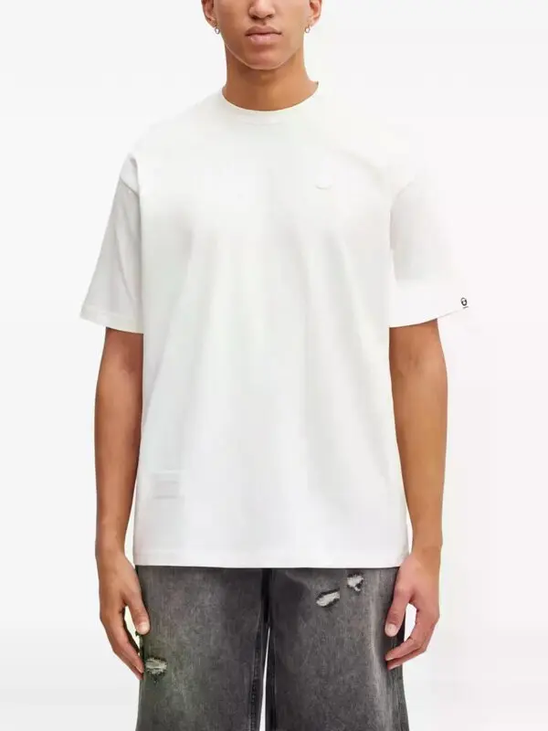 AAPE BY *A BATHING APE Logo Crew Neck T-shirt