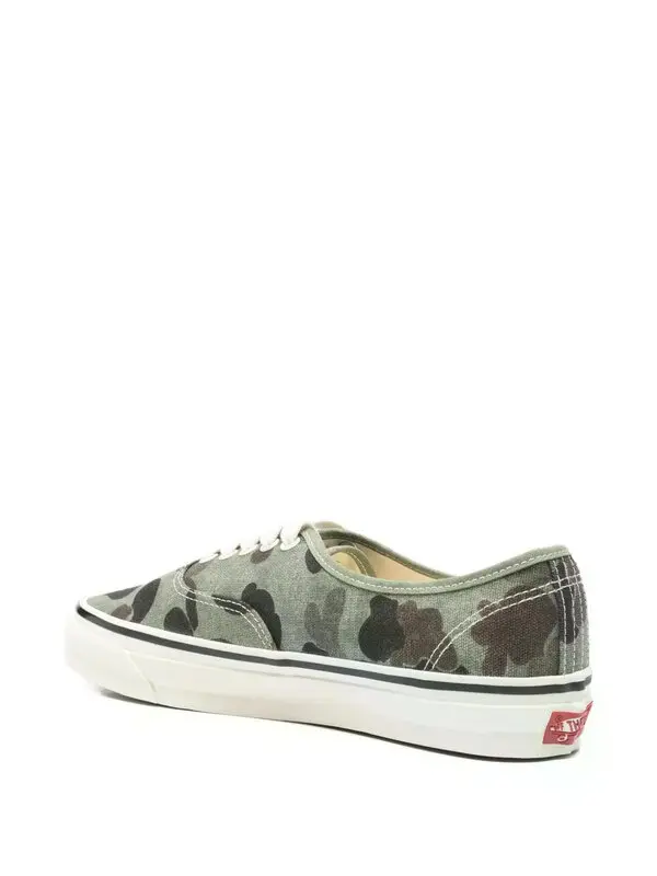 VANS Authentic Camouflage Lace-up Sneakers - Green